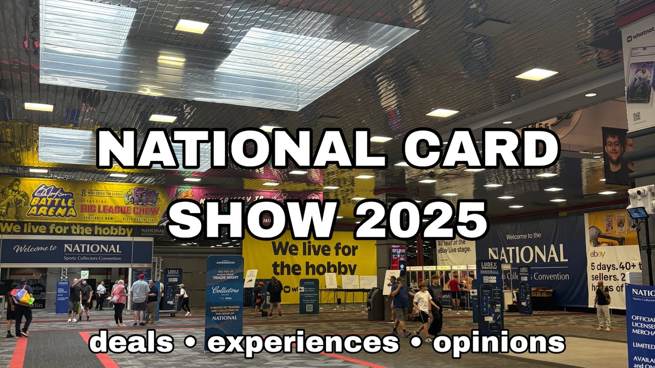 I went to THE NATIONAL CARD SHOW in CHICAGO - YouTube