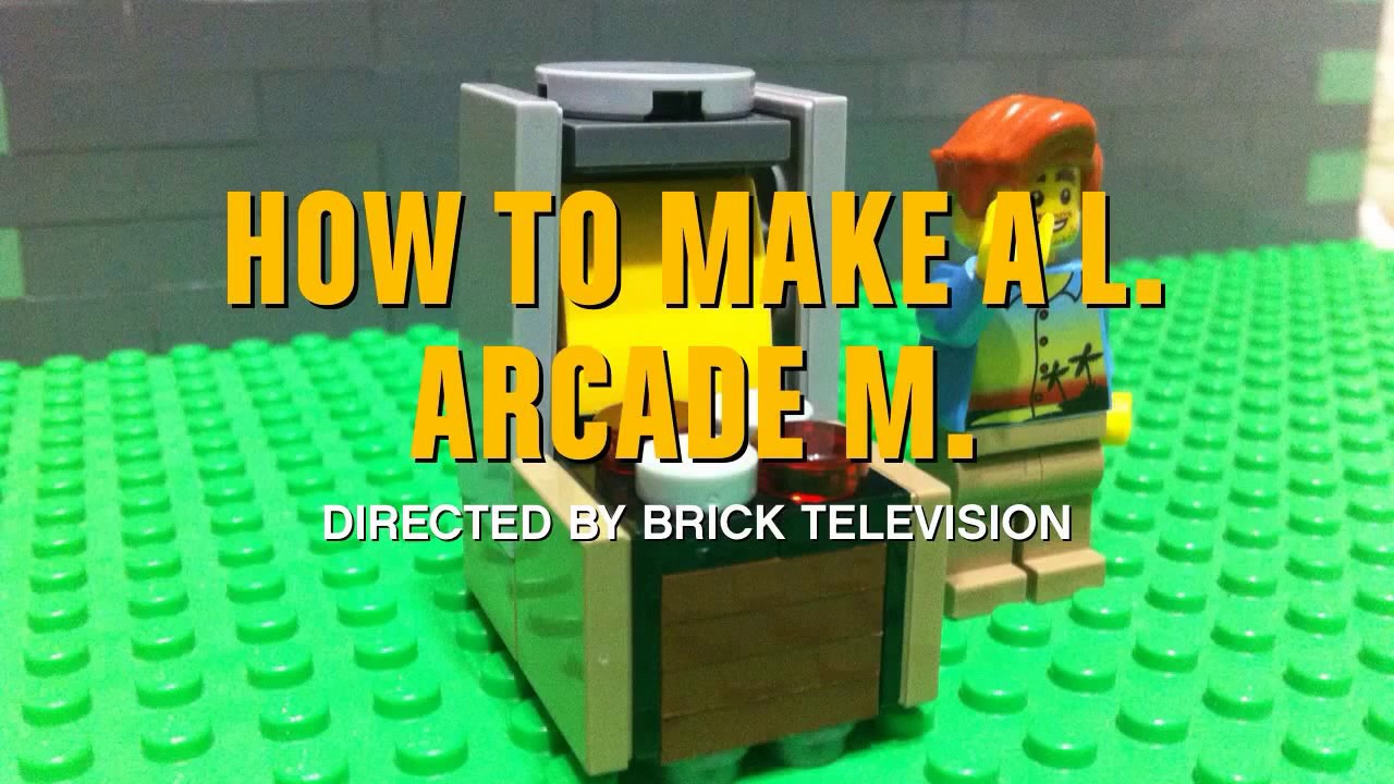 How To Make A Lego Arcade Machine For Minifigures - YouTube