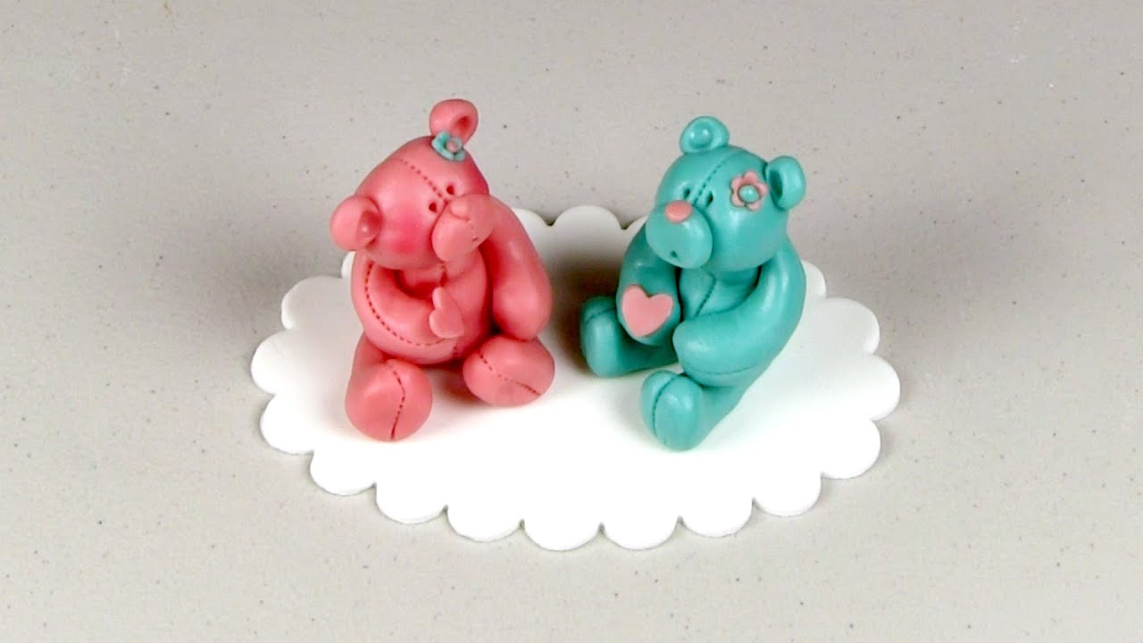 How to Make .: Cute 'n' Cuddly Modelling Paste Teddy Bears - YouTube