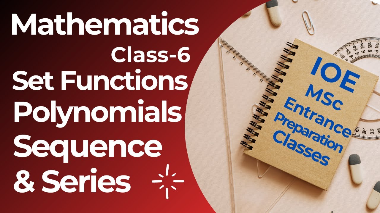 Mathematics Class 6 Set-Functions, Polynomials, Sequence & Series ...