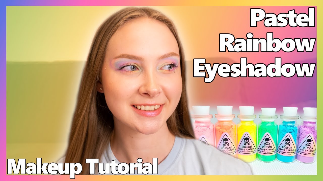 🌈Pastel Rainbow Eyeshadow 🌈| Makeup Tutorial - YouTube