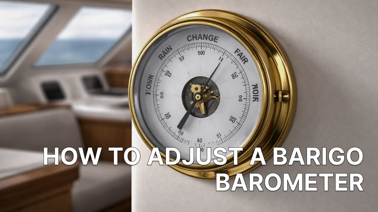 How to Adjust a Marine Barometer | Barigo Calibration Explained - YouTube
