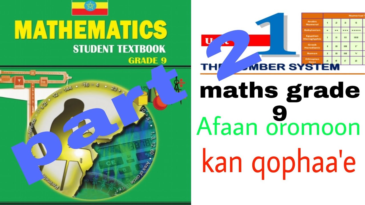 maths grade 9 unit 1 part 2 (final part) - YouTube