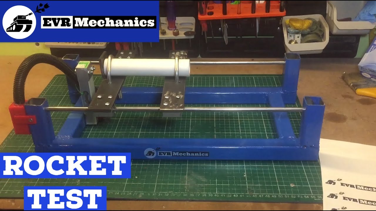 Profesyonel Roket Test Yatağı - Professional Rocket Test bench - YouTube