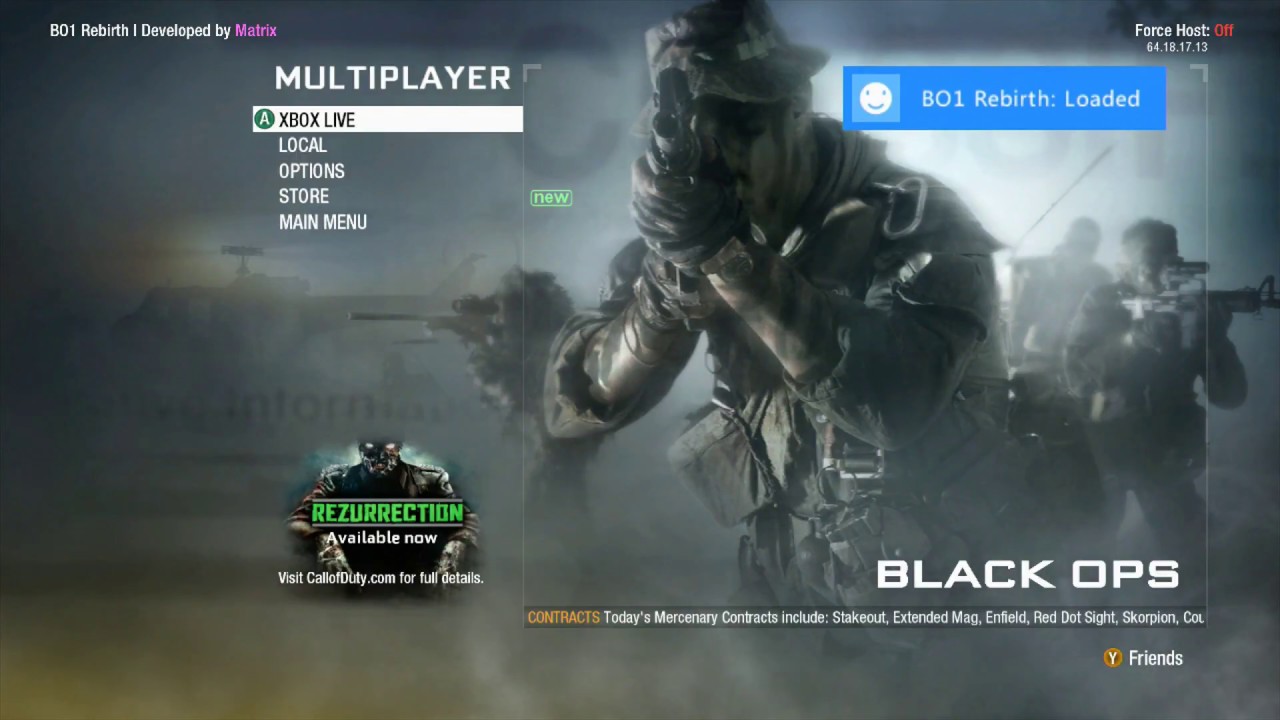 FREE BO1 MOD MENU XBOX ONE FOR SUBSCRIBERS YouTube FREE BO1 MOD MENU XBOX ONE FOR SUBSCRIBERS YouTube