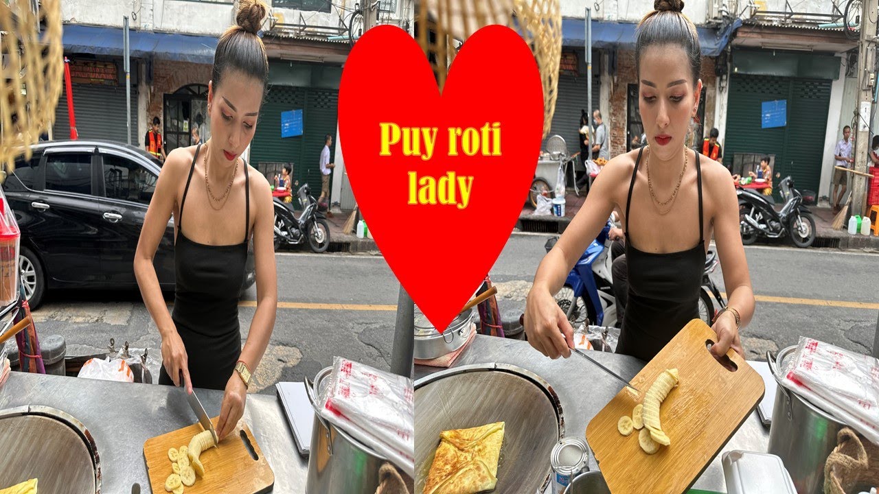 Puy Roti Lady Bangkok - The Most Popular Roti Lady In Thailand [TH] - YouTube