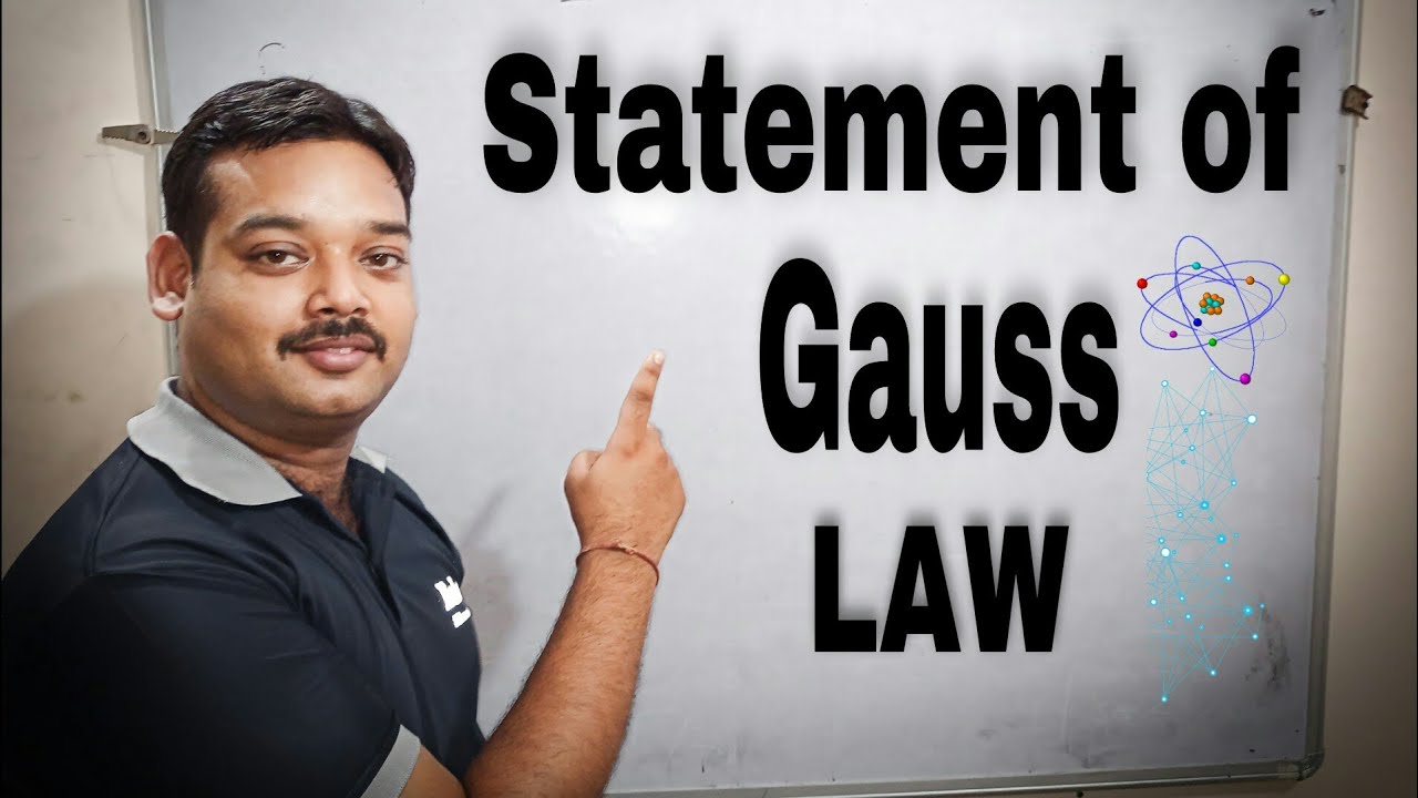Gauss Law statement/Statememt of Gauss Theorem/Law in electrostatic # ...