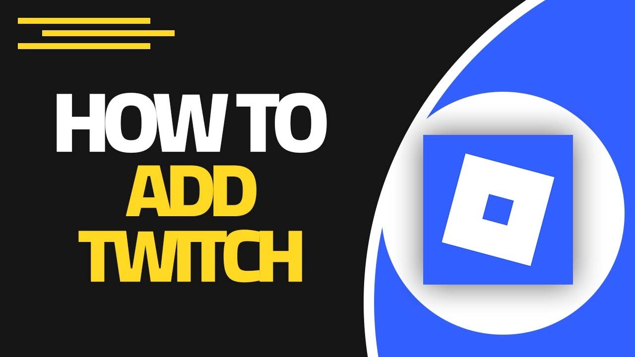 How To Add Twitch Link On Roblox Mobile | Step By Step - YouTube