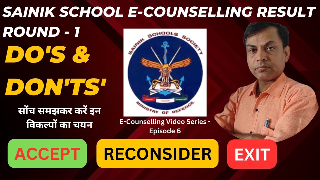 E-Counselling Round 1 Results: Your Do's & Don'ts - YouTube