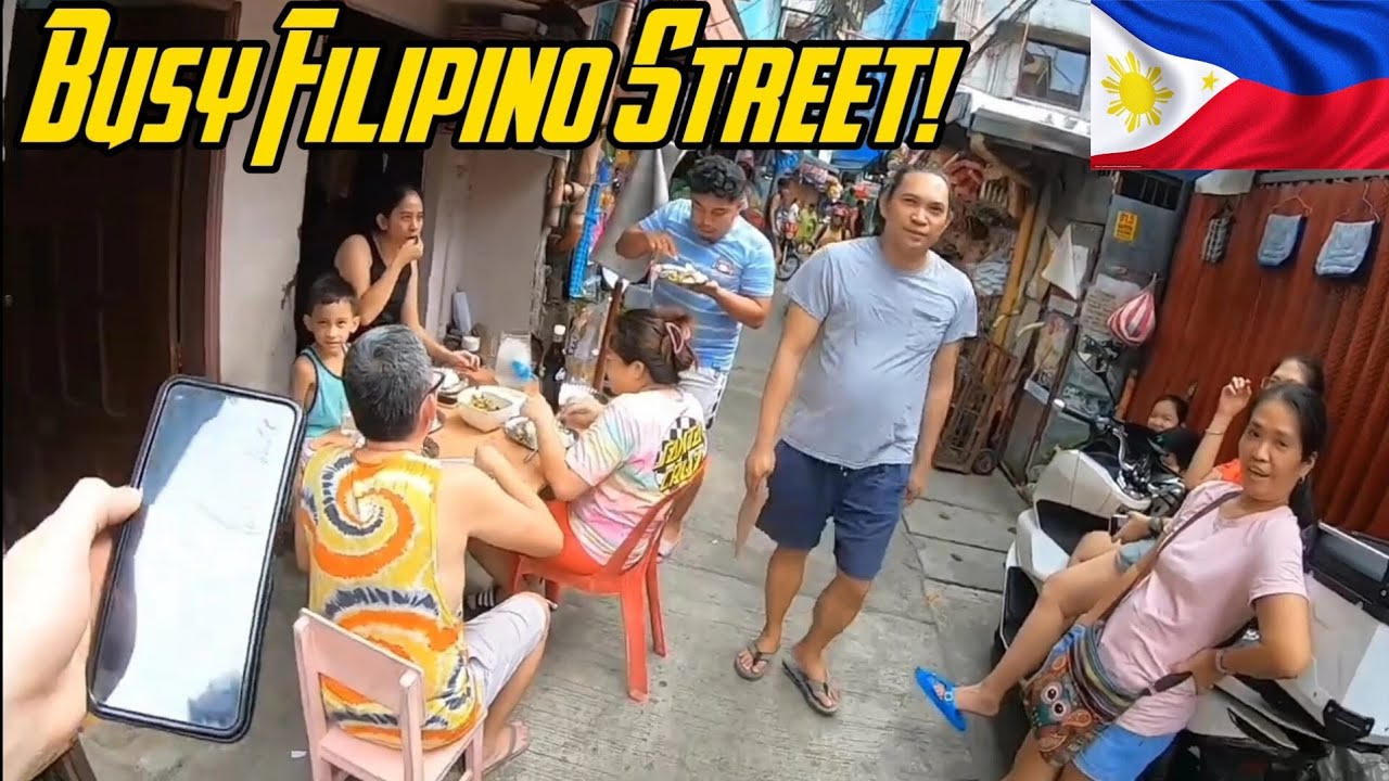BUSY FILIPINO STREET! 🇵🇭 - YouTube