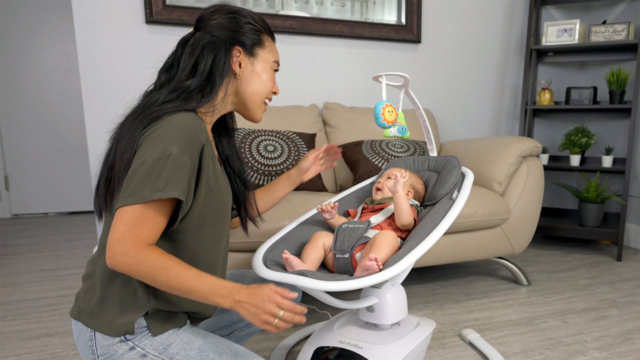Baby Trend Nu-Motion Infinity Swing - YouTube