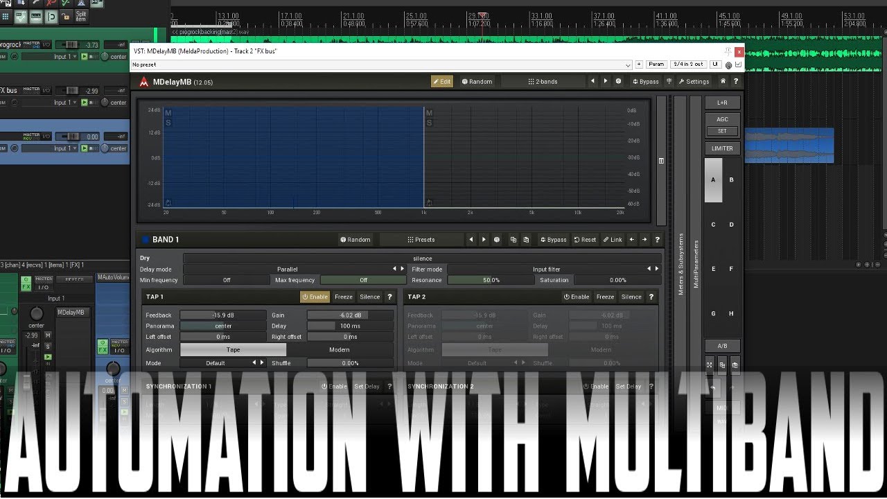 Multiple Reverbs and Delay Throws using Melda Multiband - YouTube