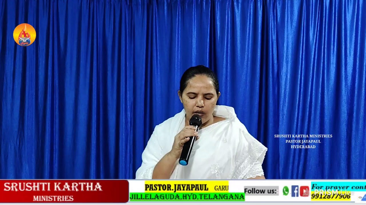 SUNDAY WORSHIP SRUSHTI KARTHA MINISTRIES HYD - YouTube