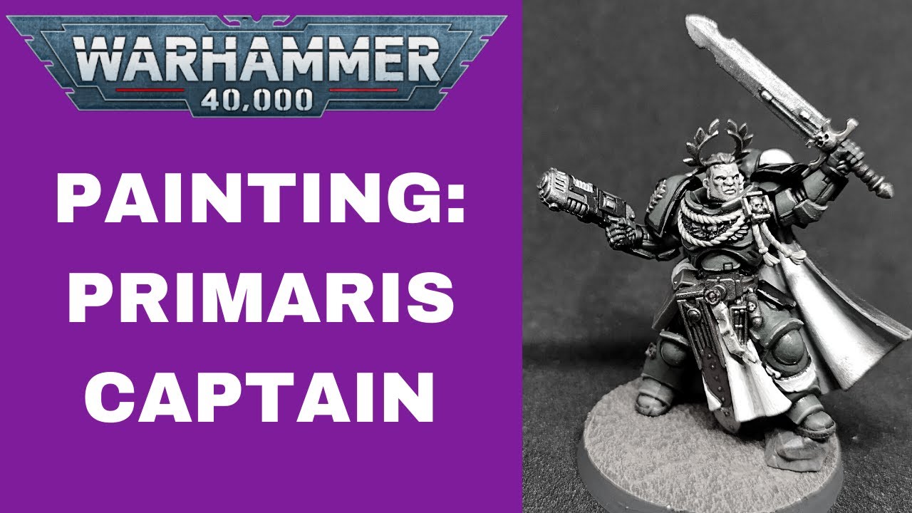 Warhammer 40000 Imperium - Painting: Primaris Captain - YouTube