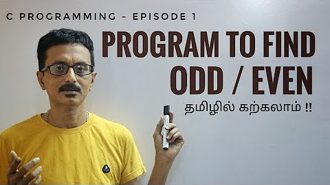 C Programming in tamil - YouTube