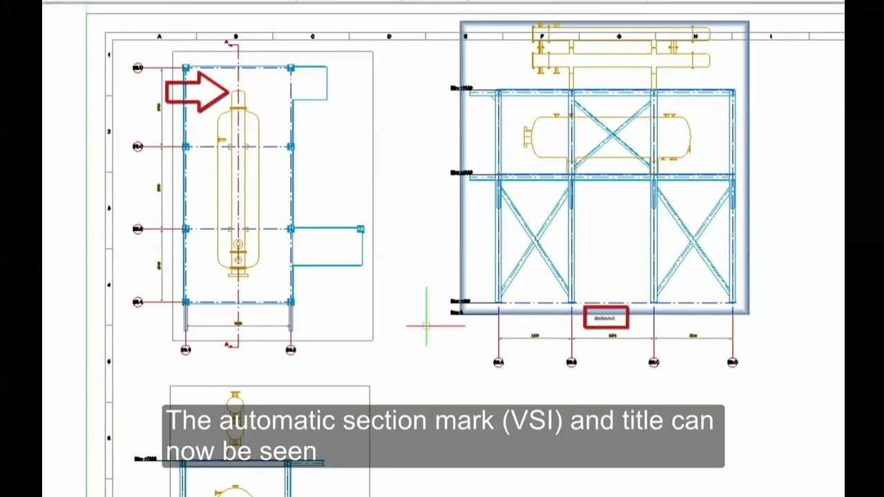 Aveva E3d-Draw -Section View - YouTube