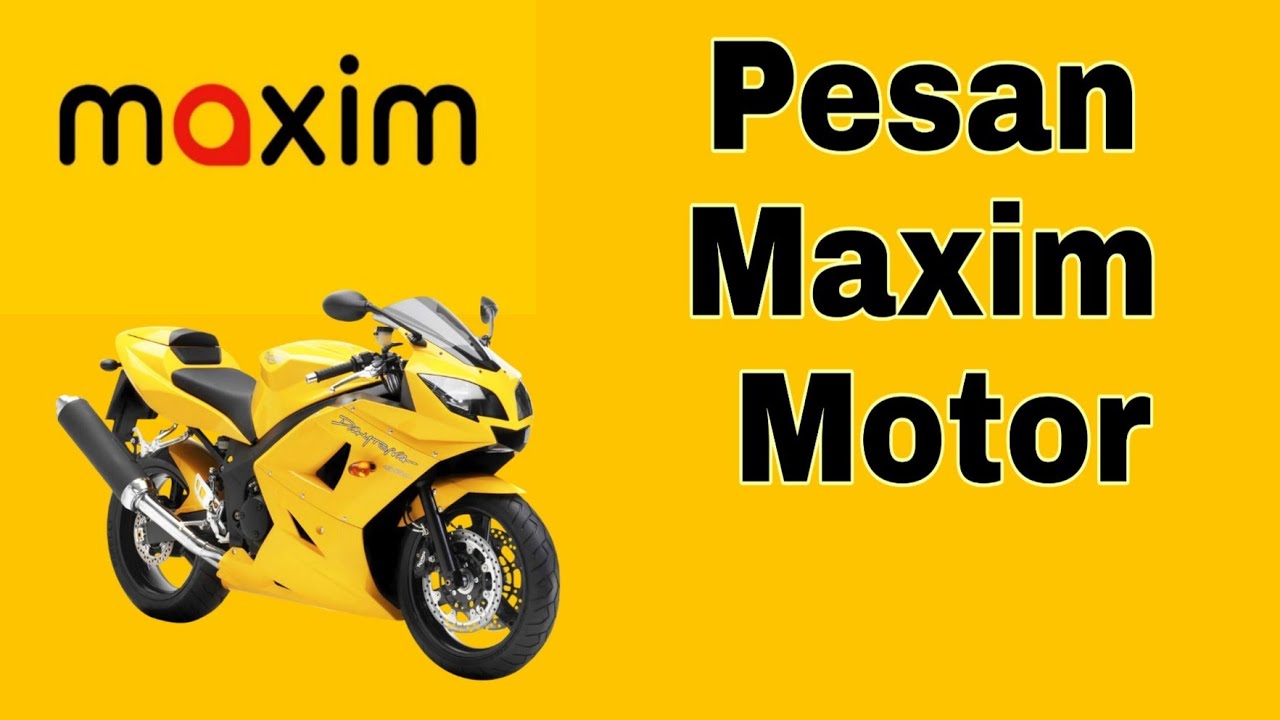 Cara Memesan Maxim Motor - YouTube