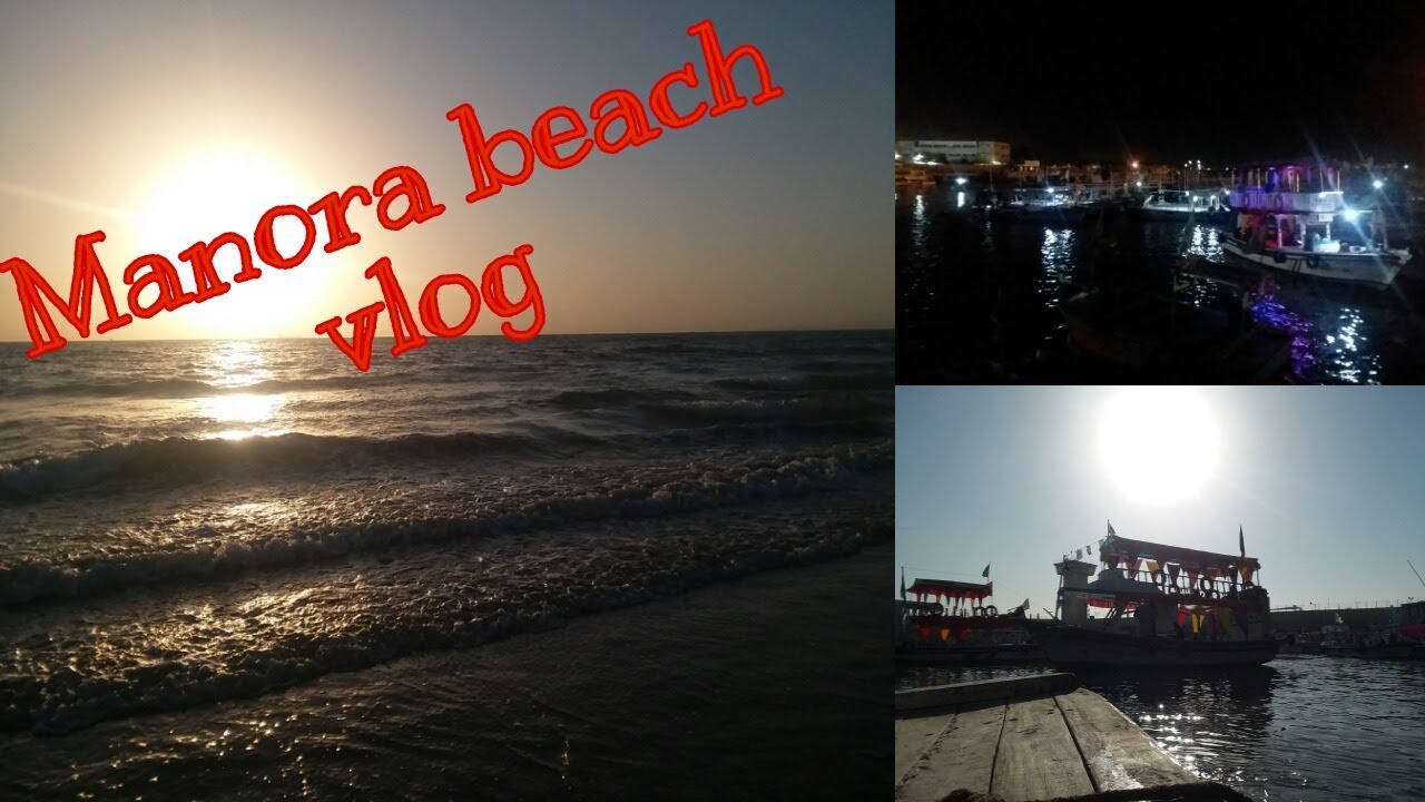 Manora beach vlog | first family picnic 2021 | manora mazar | boat trip ...