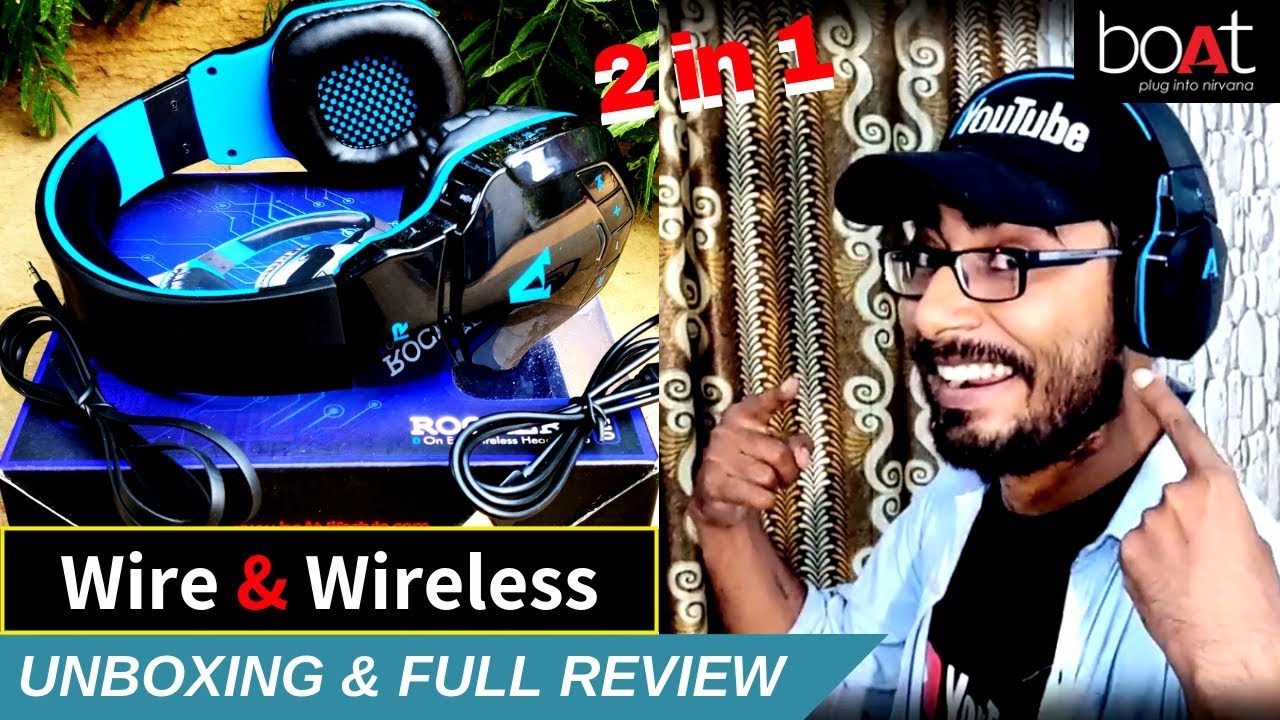 Boat rockerz 510 wireless bluetooth headphone full review with sound ...