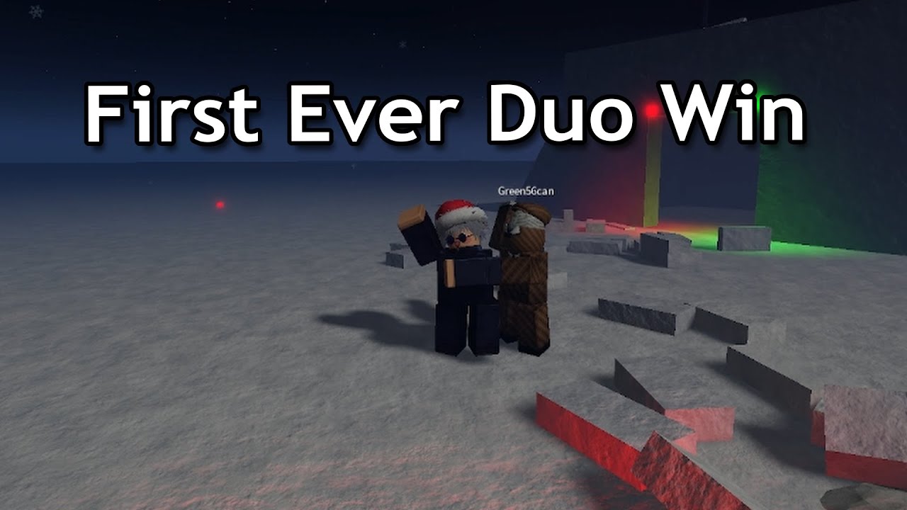 We Got the FIRST DUO Win in DA Christmas Event - YouTube