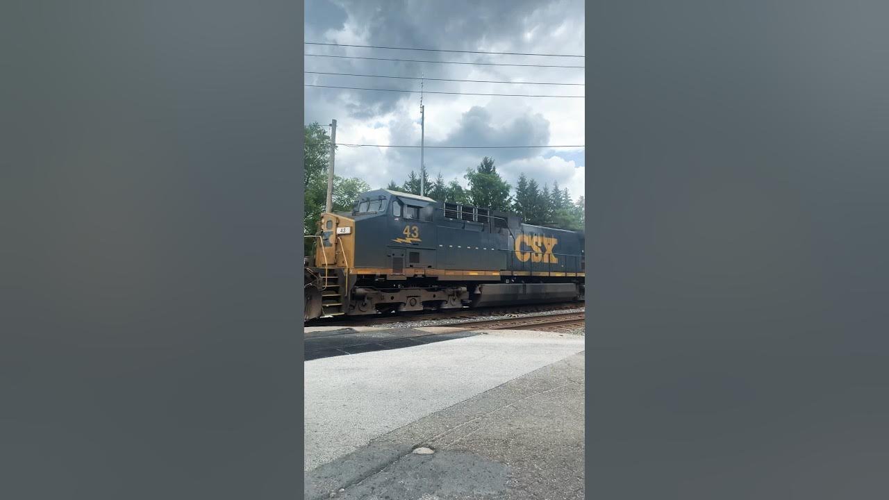 CSX I137 Intermodal Train with Do Not Hump Car from Lodi, Ohio 7/22/2023 #train #csx #railroad # ...