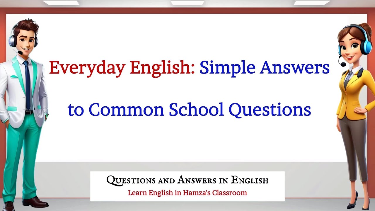 Questions and Answers in English | Improve Your English | Easy English ...
