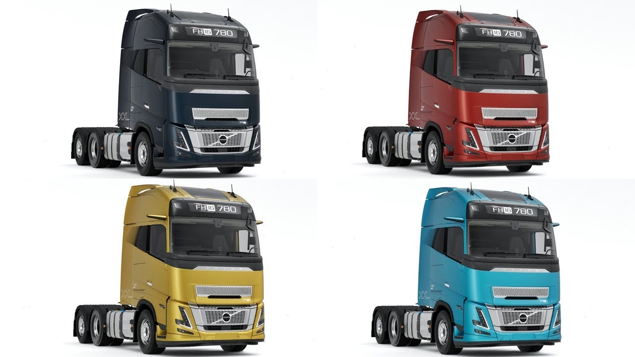 All New 2024 Volvo FH16 Aero COLORS! What's your favourite? Detailed ...