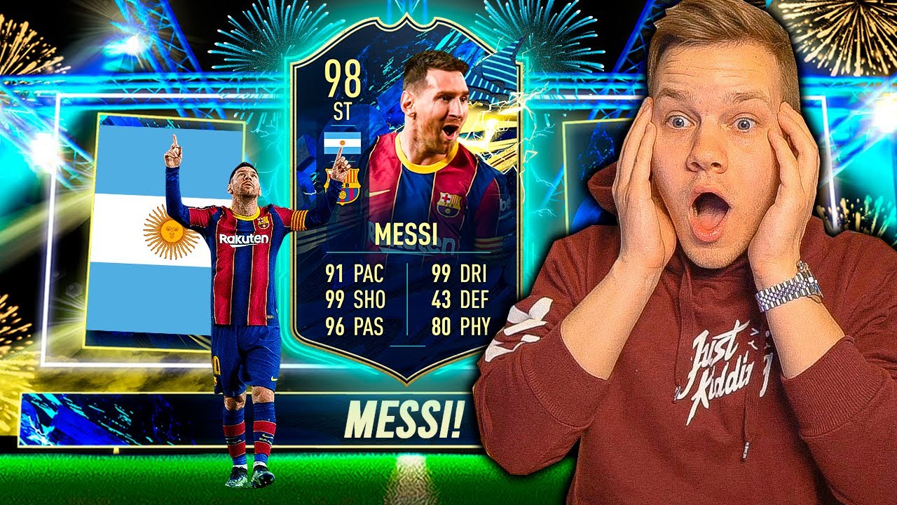 PACKER 98 TOTS MESSI I ULTIMATIVE TOTS REWARDS! - YouTube