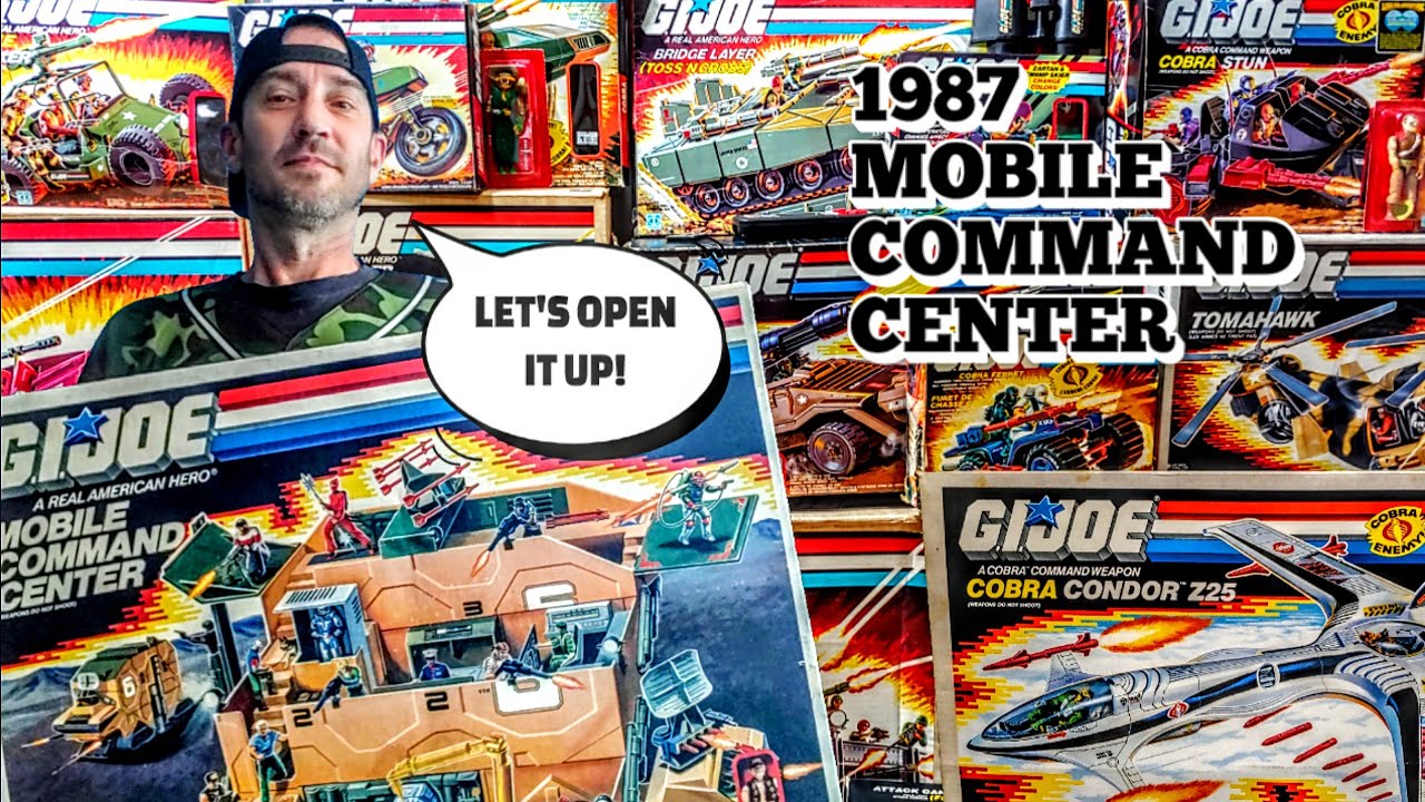 OPENING a Sealed 1987 G.I. Joe Mobile Command Center - YouTube
