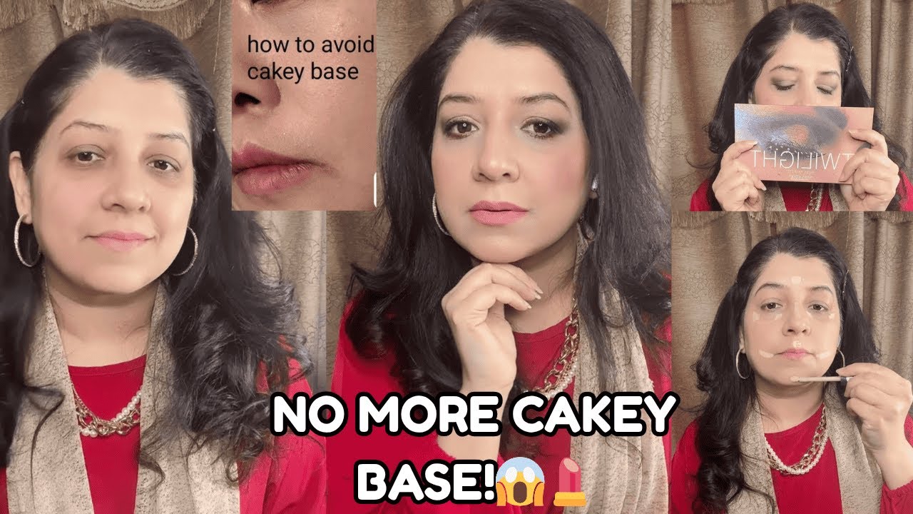 How to avoid cakey and patchy Makeup Base | Why Your Makeup Looks Cakey ...