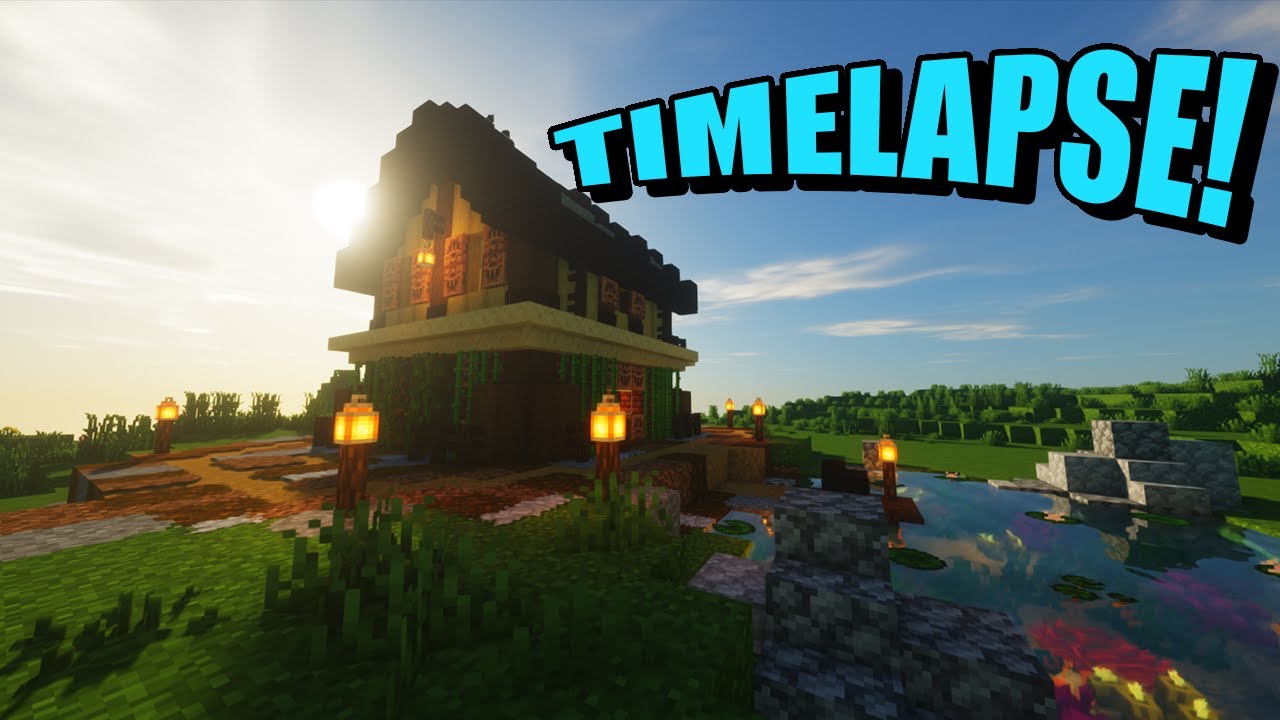 Minecraft House Build Time-lapse - YouTube