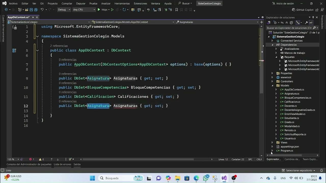2 02 Manejo de AppDbContext y Conexiones - YouTube