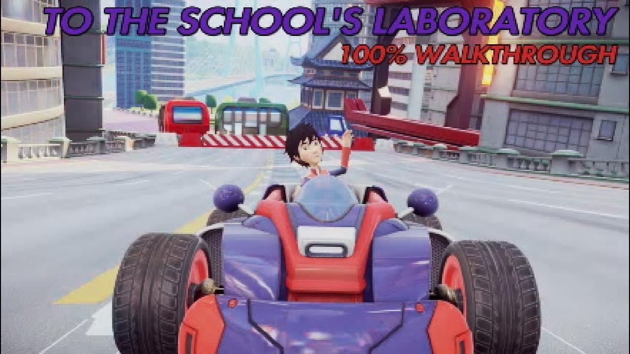 Disney SpeedStorm 100% Walkthrough | Microbot Mayhem | To the School's ...