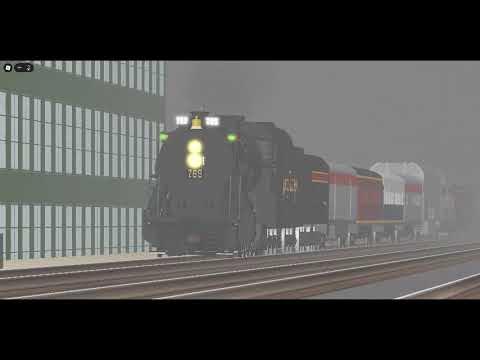 ROBLOX Railfanning at Joliet, IL S47E60: NKP 765 Excursion Express Train - YouTube