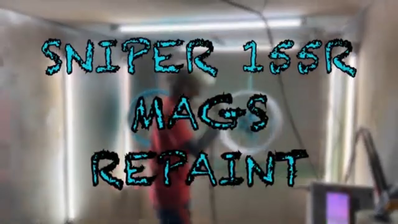 Sniper 155R Mags Repaint | Teal Blue Mags | Defy Customs - YouTube