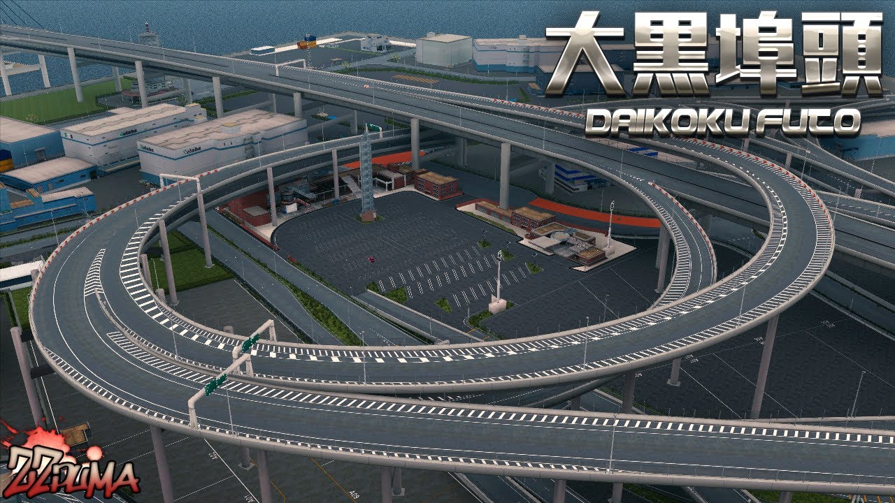 GTA SA - Daikoku Futo - Drift Map Download - YouTube