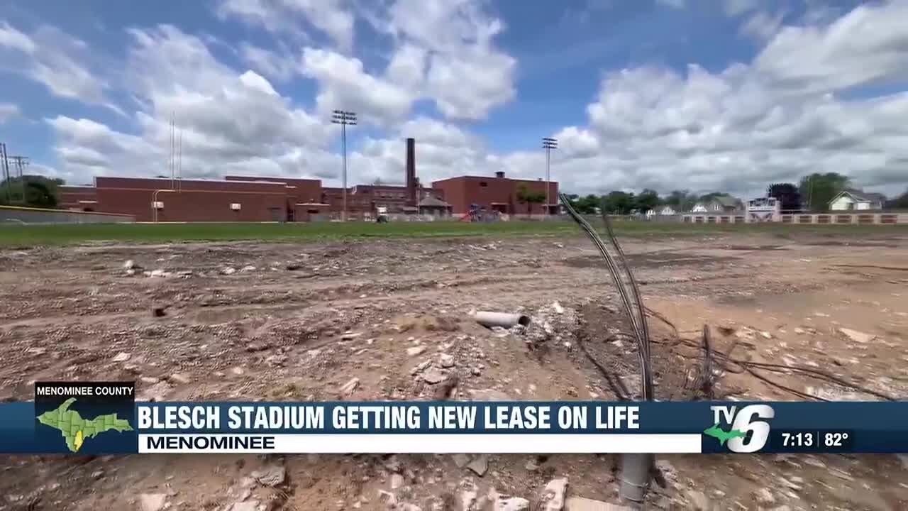 Menominee’s Blesch Stadium getting much-needed upgrades - YouTube