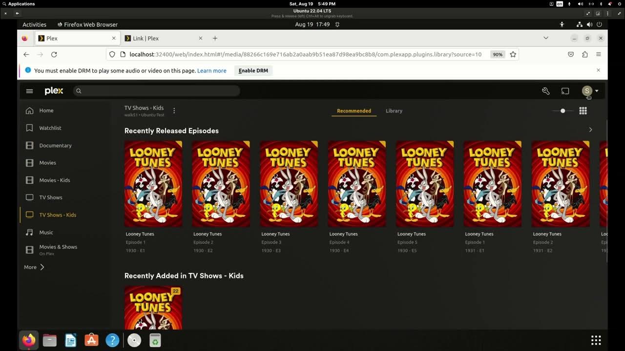 Plex: Creating managed local users & granting library access to someone with a Plex account ...