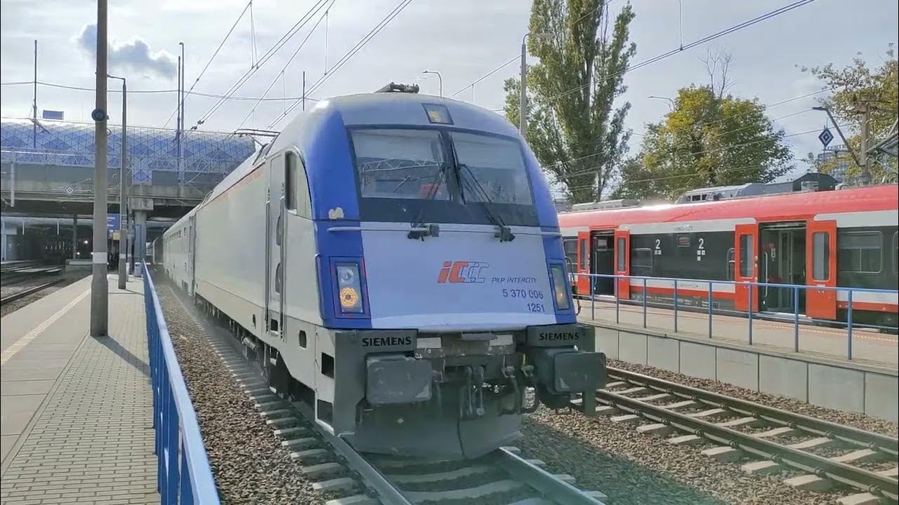 EU44 5 370 006+EIC ODRA do stacji Warszawa Wschodnia (PKP INTERCITY) - YouTube