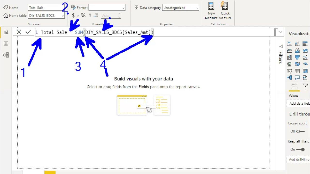 DAX Introduction || Easy syntax steps for DAX - YouTube