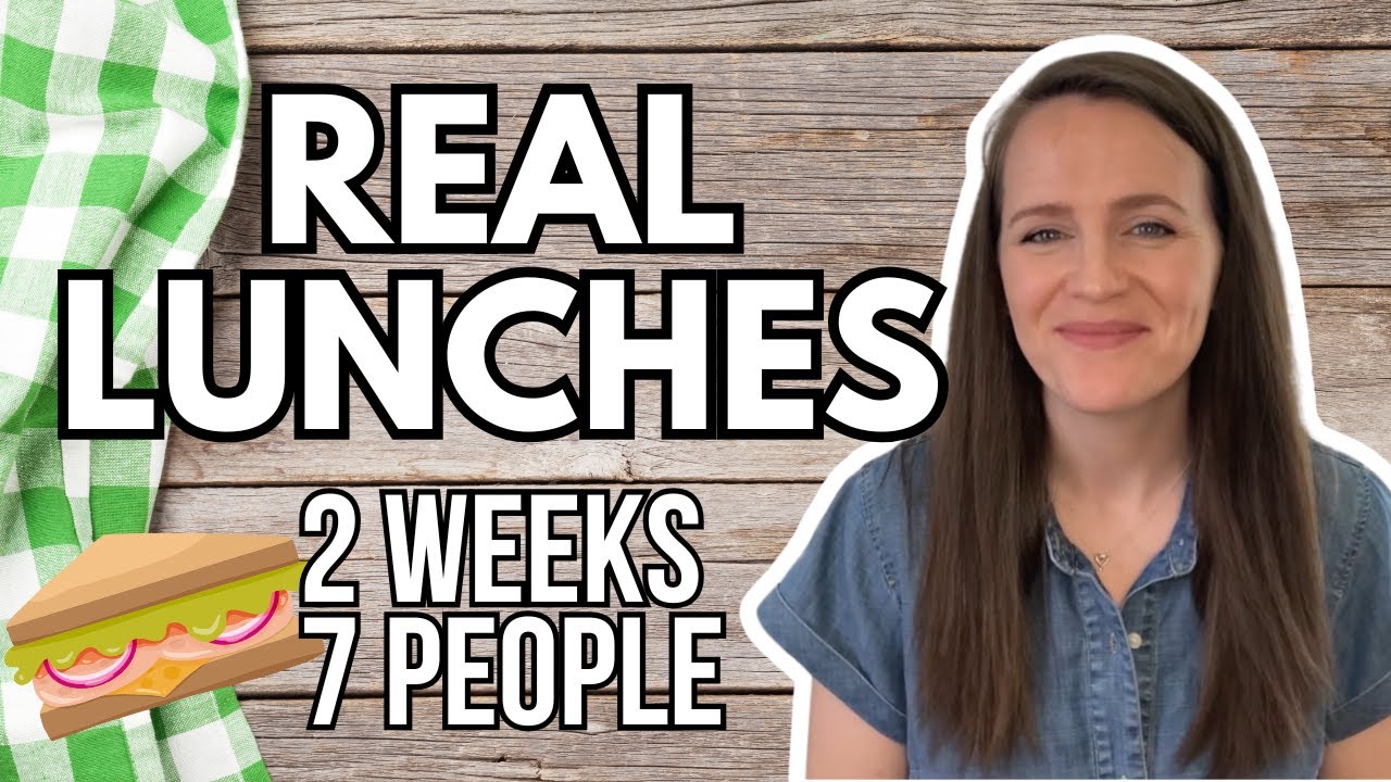Watch this if you need easy + realistic lunch ideas for your family ...