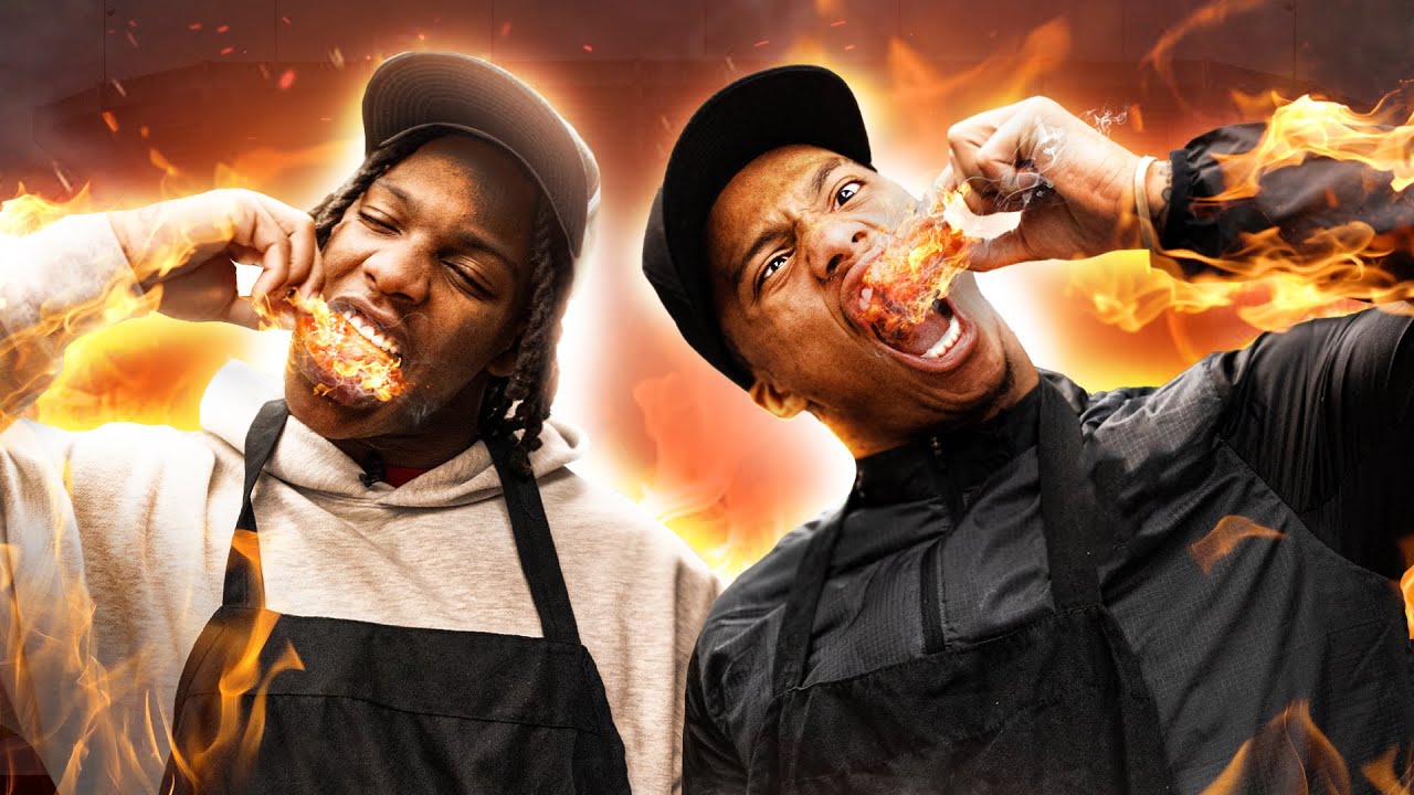 We Made CUSTOM Wings with Ryan Williams & Jaylen Mbakwe! 🍗🔥 - YouTube
