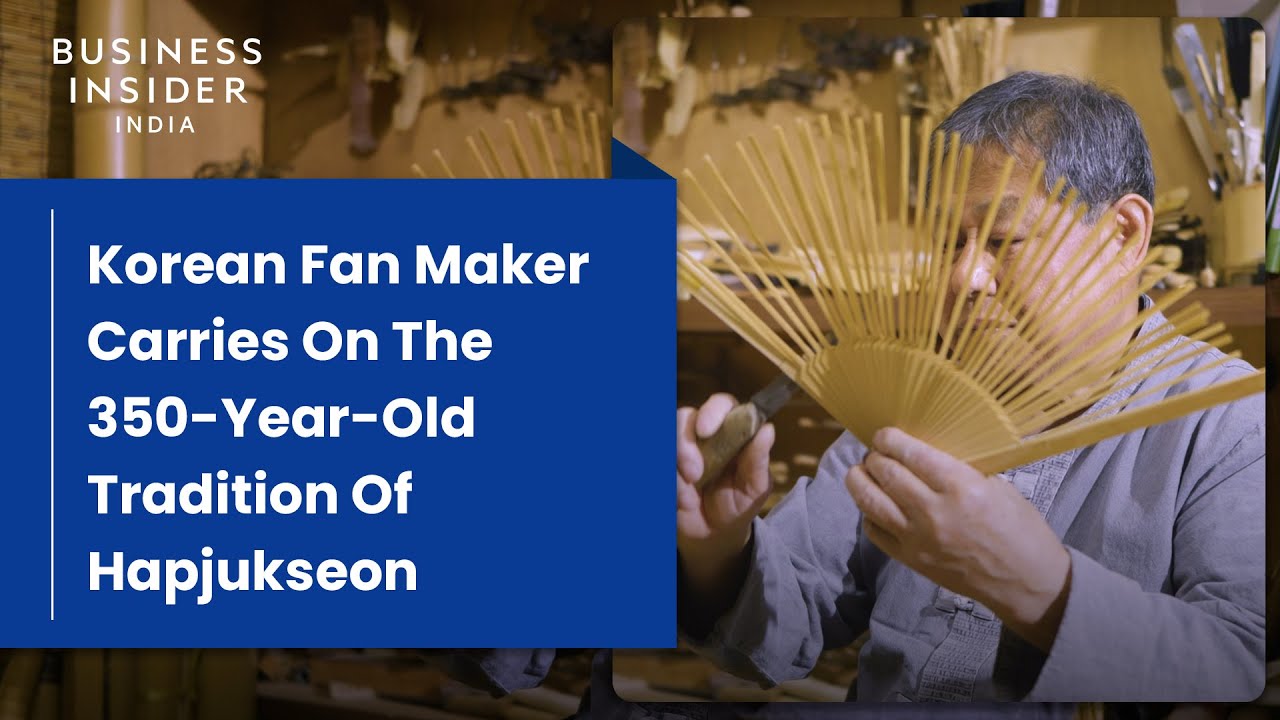 How A Korean Fan Maker Carries On The 350-Year-Old Tradition Of ...
