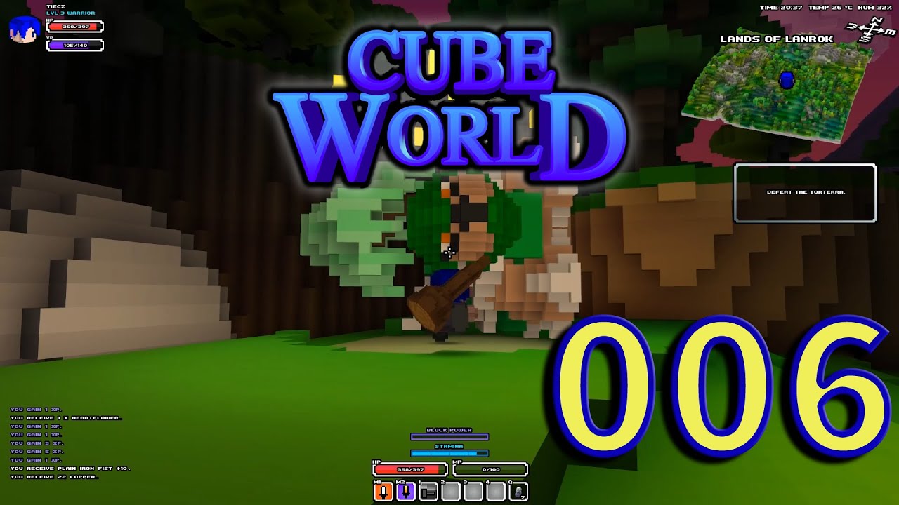 Let's Play Cube World mit Mods #06 German | Quad4Nation - YouTube