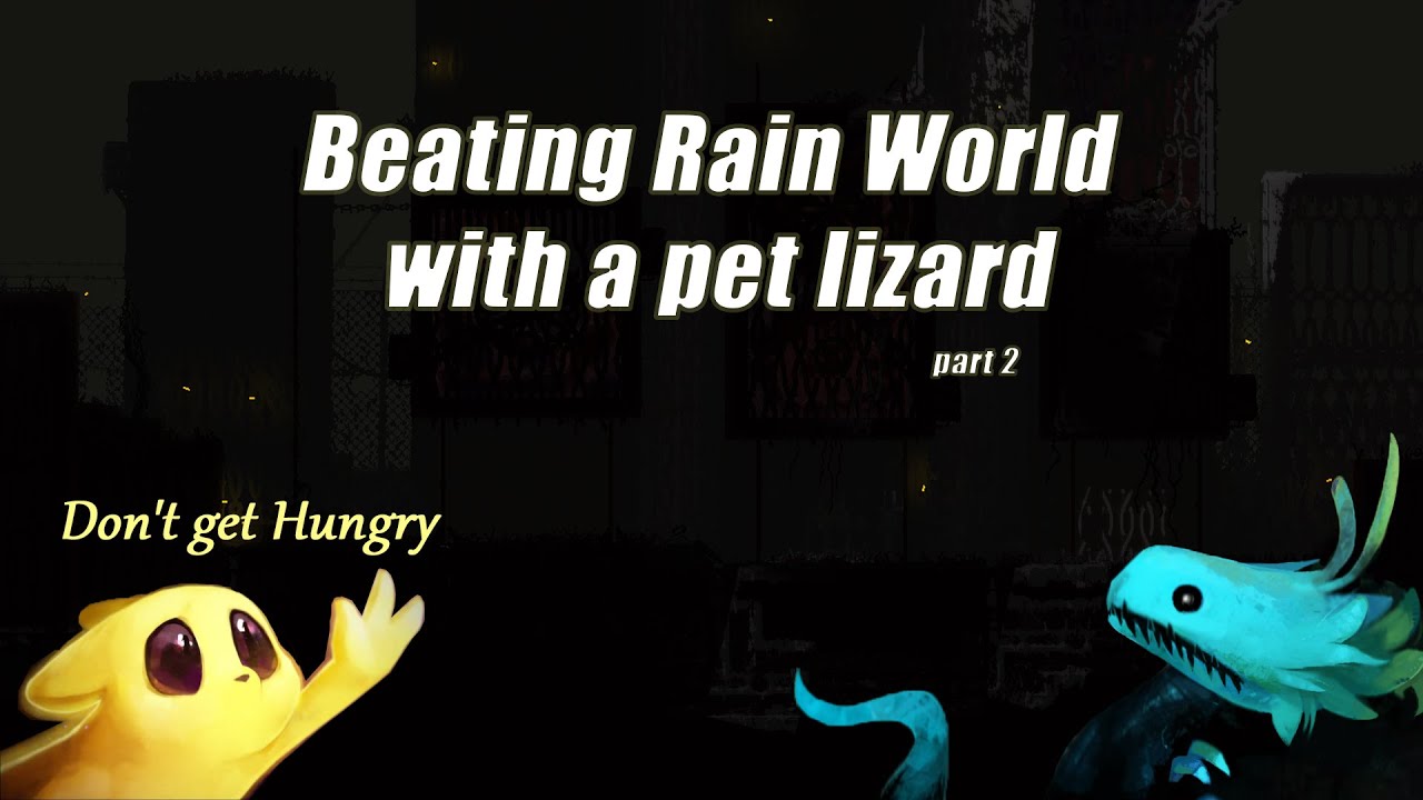 Beating Rain World with a pet lizard - part 2 - YouTube