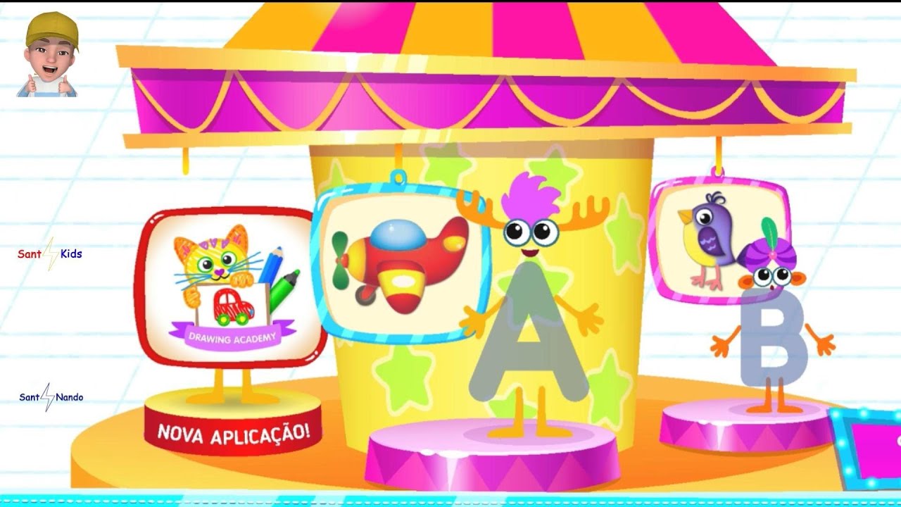 Aprendendo a letra A (Bini ABC) #1 - YouTube