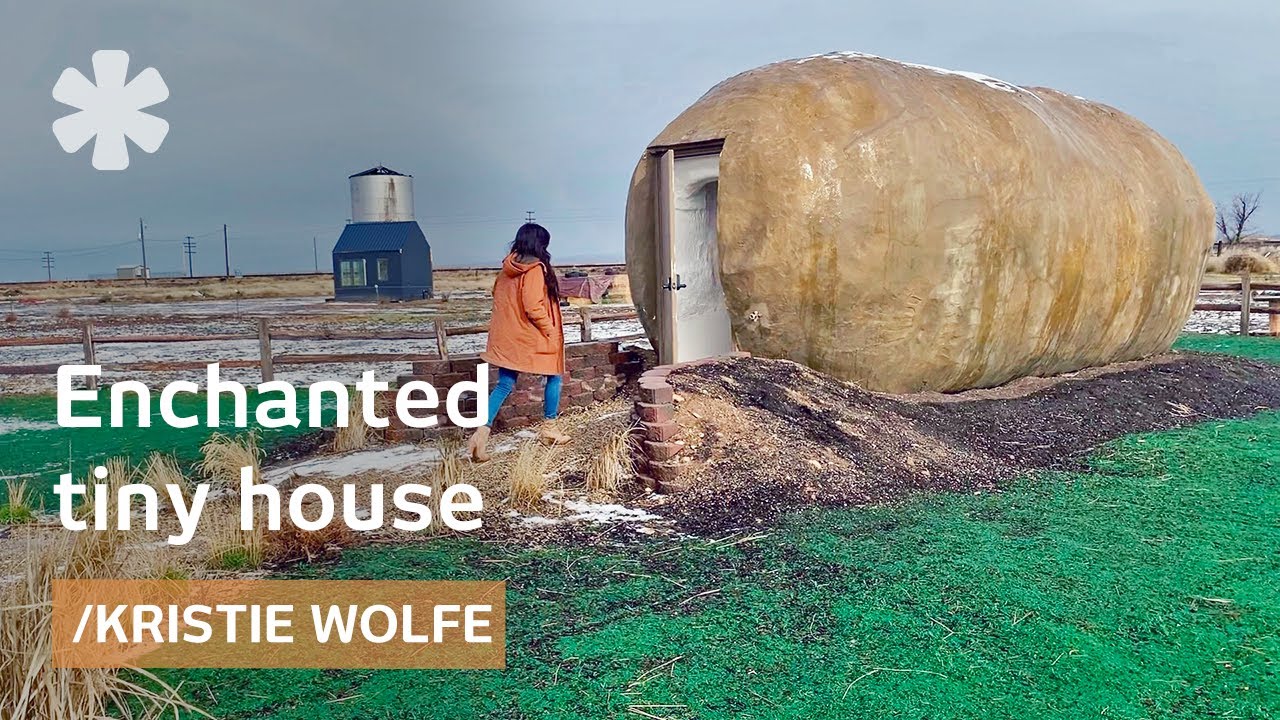 Kristie Wolfe's fairytale tiny house: giant potato + silo conversion ...