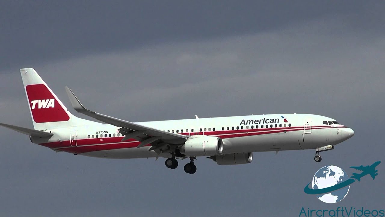 American Airlines "TWA Heritage" 737-823 [N915NN] - YouTube