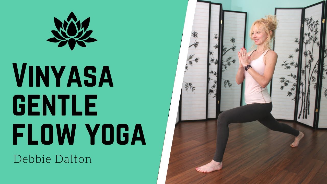 Vinyasa gentle flow yoga - YouTube