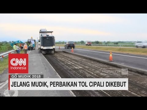 Jelang Mudik, Perbaikan Tol Cipali Dikebut - YouTube